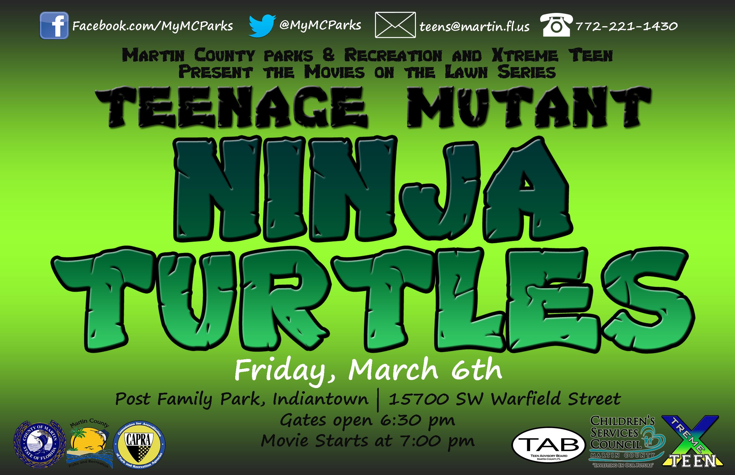 Indiantown Chamber of Commerce - Teenage Mutant Ninja Turtle Series On ...